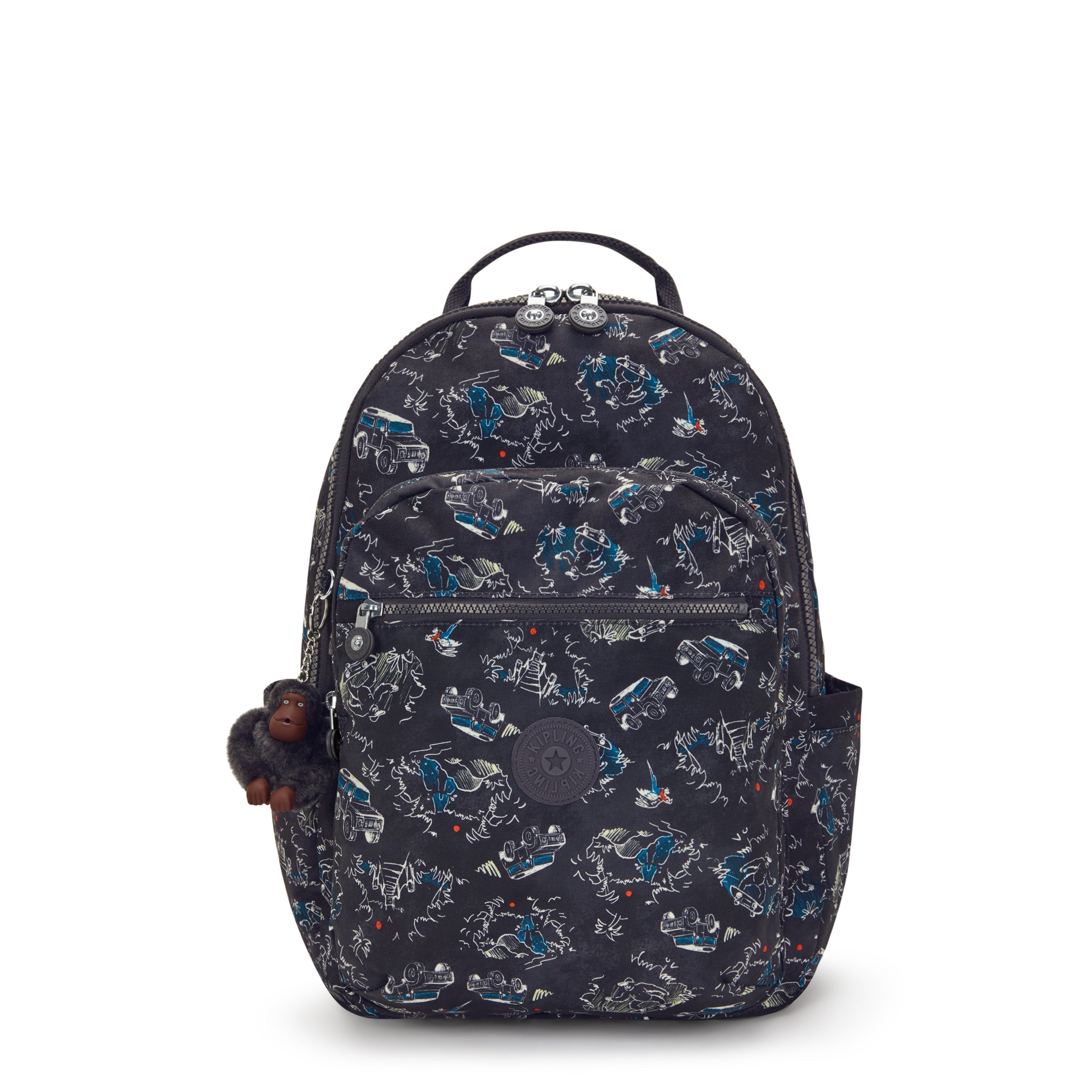 Kipling Seoul College Jungle Fun Race Large Backpack C2I7973-TJ3 ...